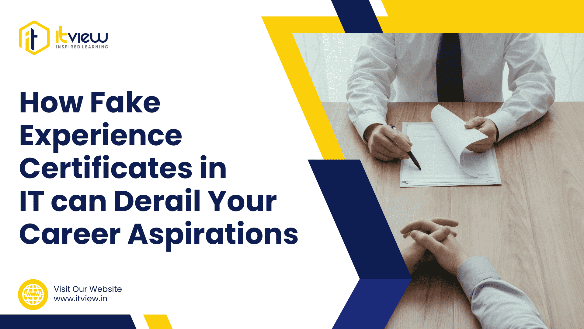 Consequences of Fake Experience Certificates in IT Jobs